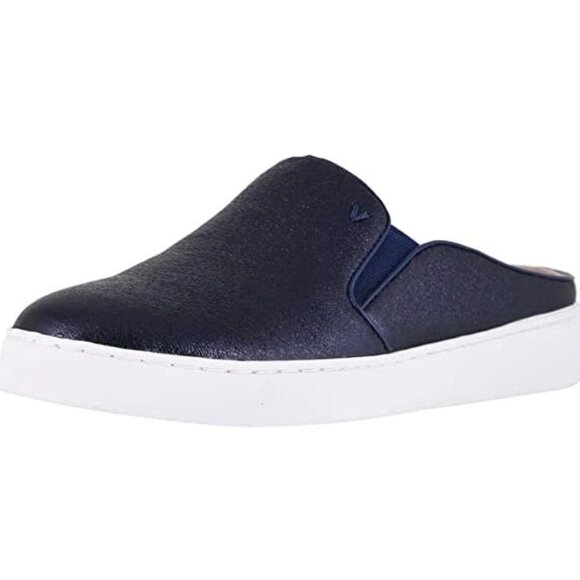 Vionic | Shoes | New Vionic Blue Mules With Flat Sole And Rounded Toe ...